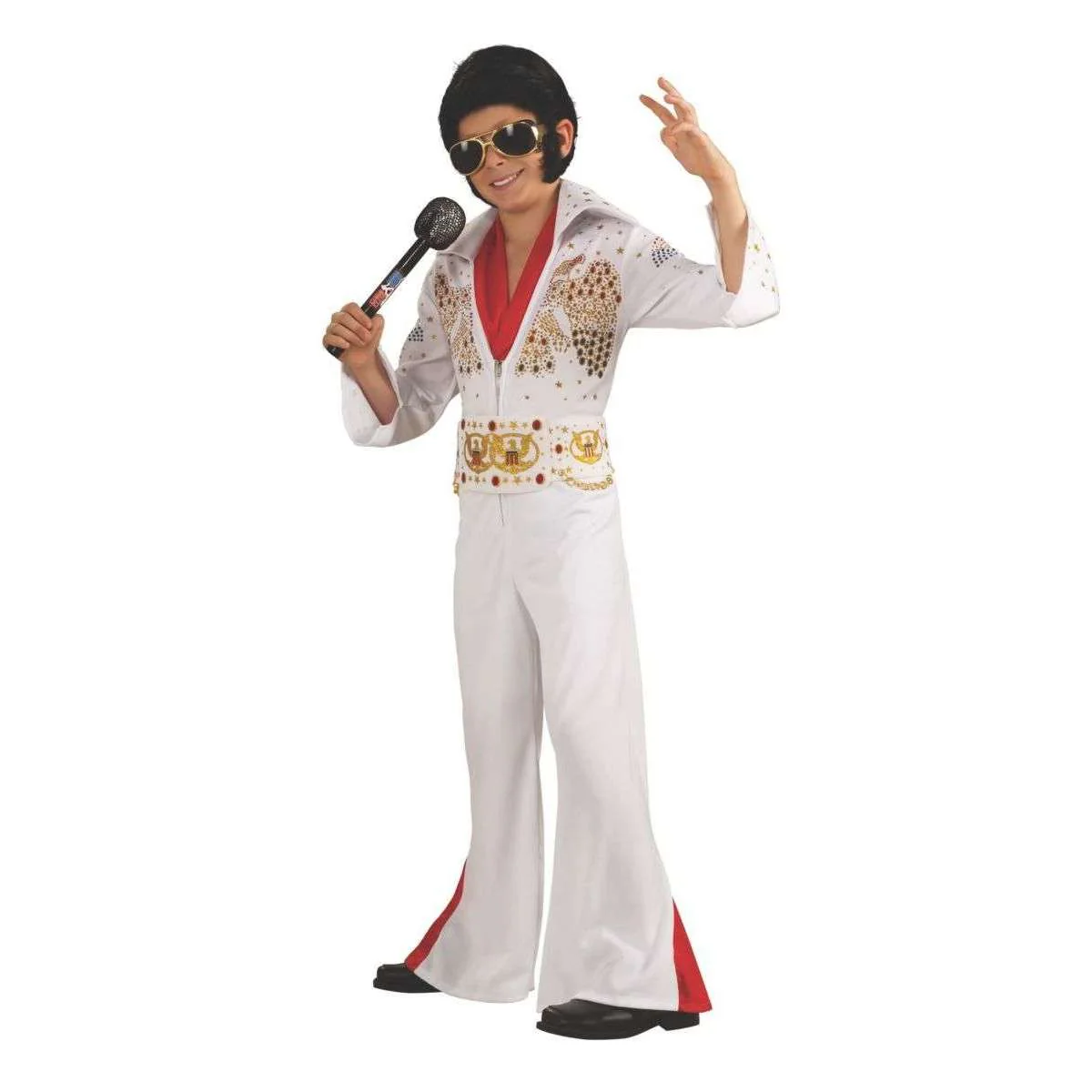 Elvis Presley Eagle Jumpsuit Deluxe Kids Costume - ABRACADABRA NYC